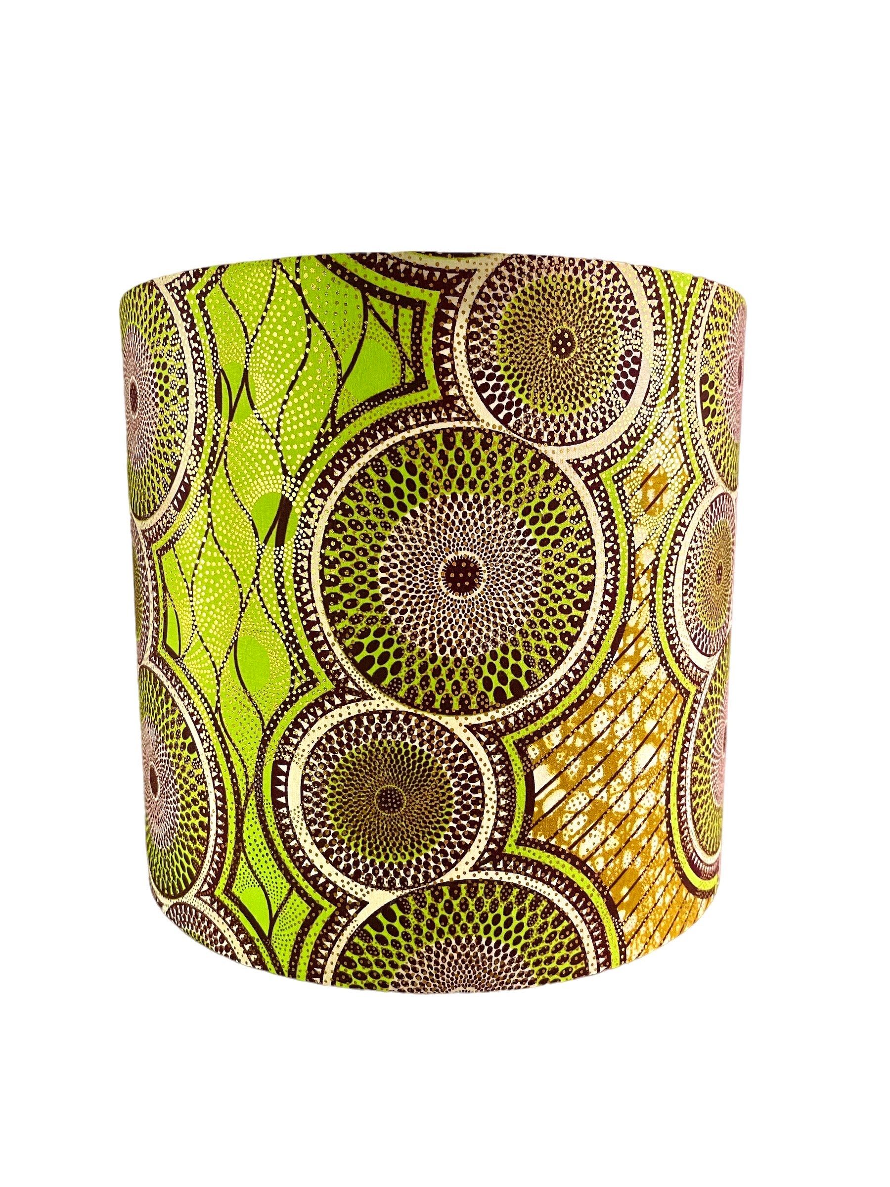 Lampshade Drum Lampshade African Lamp Shade Unique Lampshade - Etsy