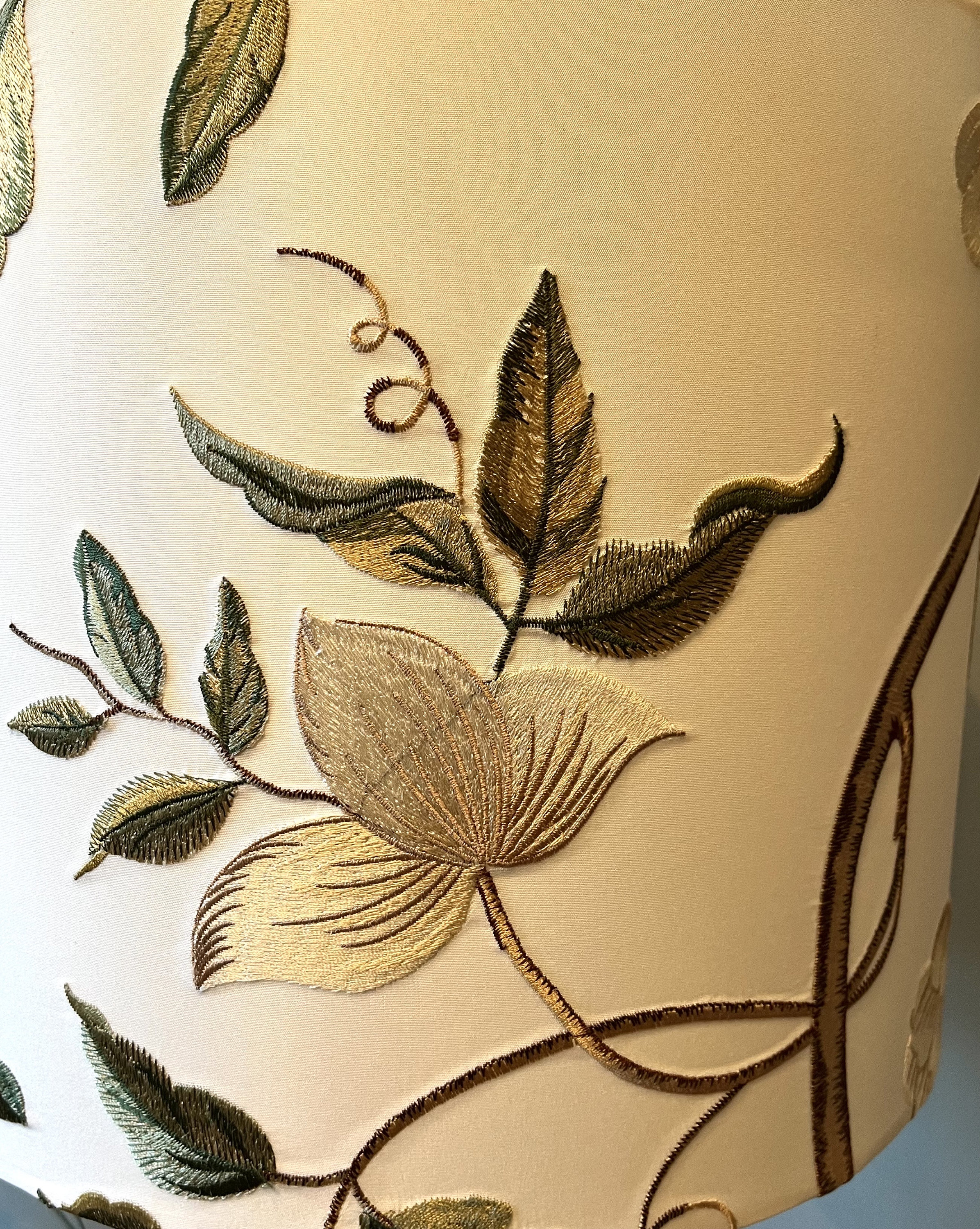 Lamp Shade Floral Lampshade Lamp Shade Unique Lampshade Neutral ...