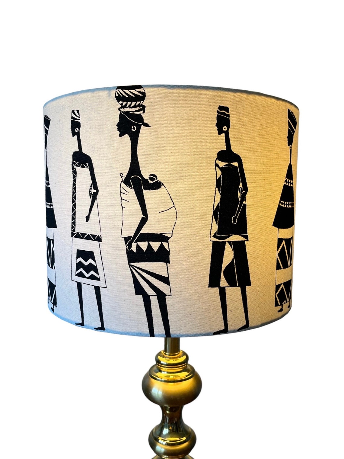 Lampshade Drum Lampshade African Lamp Shade Unique Lampshade Hand Made ...