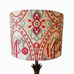 Lamp Shade Floral Lampshade Lamp Shade Unique Lampshade Embroidered ...
