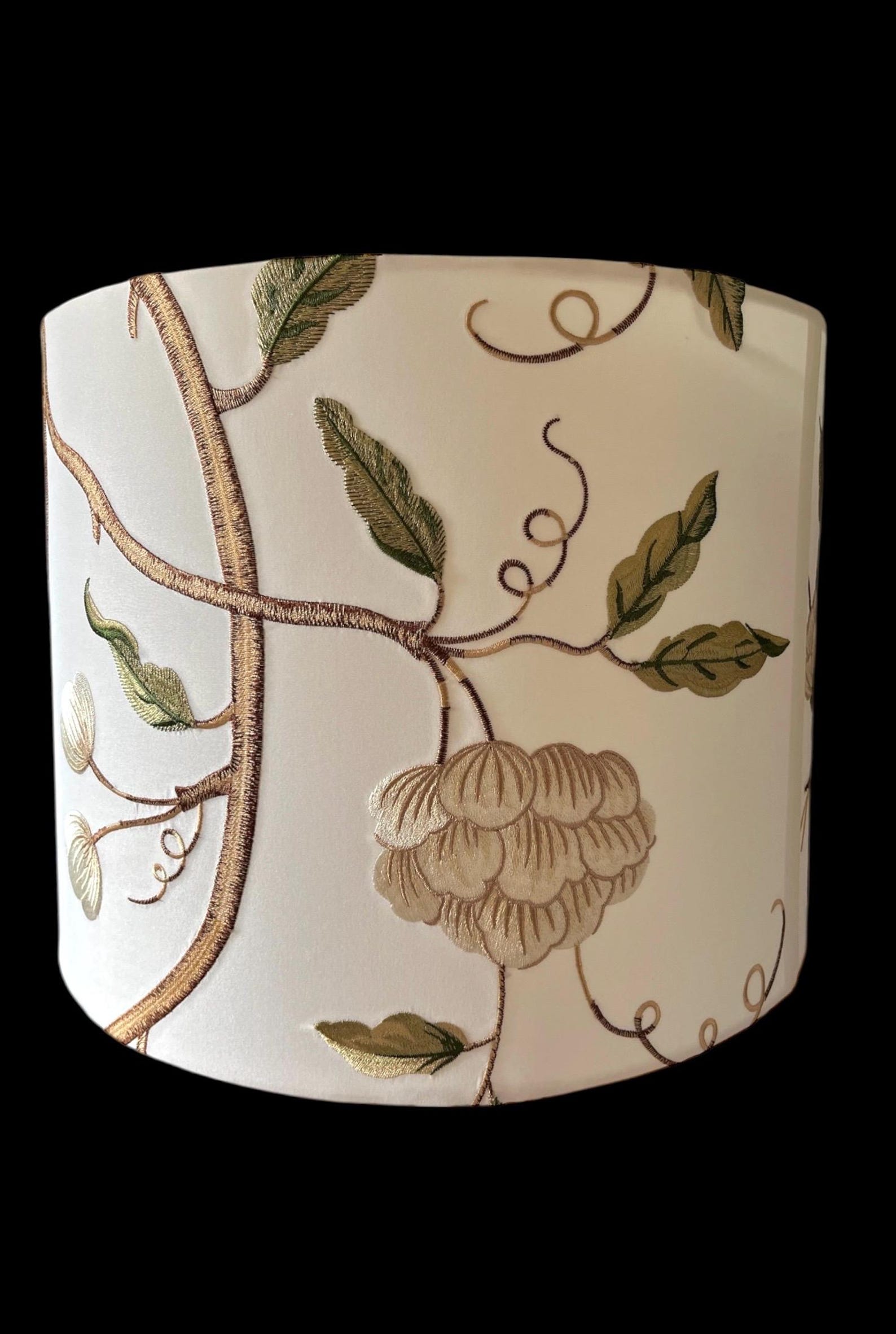 Lamp Shade Floral Lampshade Lamp Shade Unique Lampshade Neutral ...