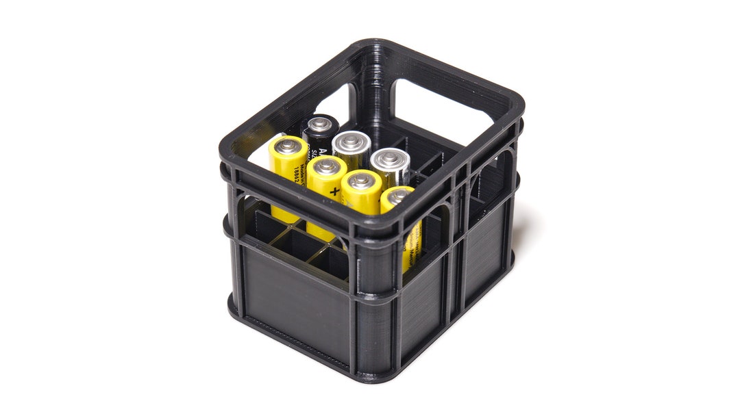 Battery Beer Crate Beverage Crate Battery Organizer - Etsy