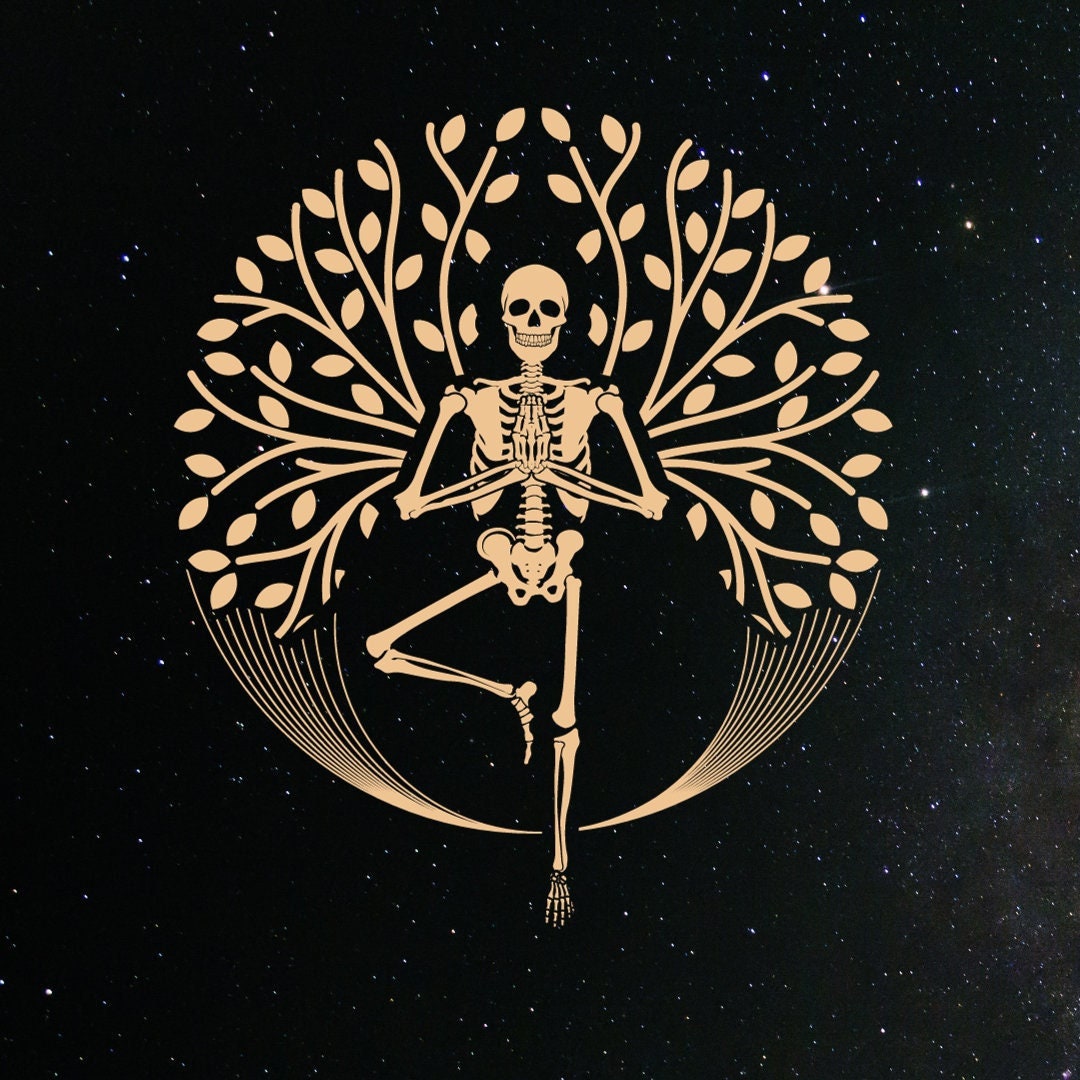 Yoga SVG Namaste Svg Funny Skeleton Sport Life SVG - Etsy