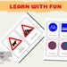 Traffic Signs Flashcards, Preschool Education (PDF Download) - Etsy