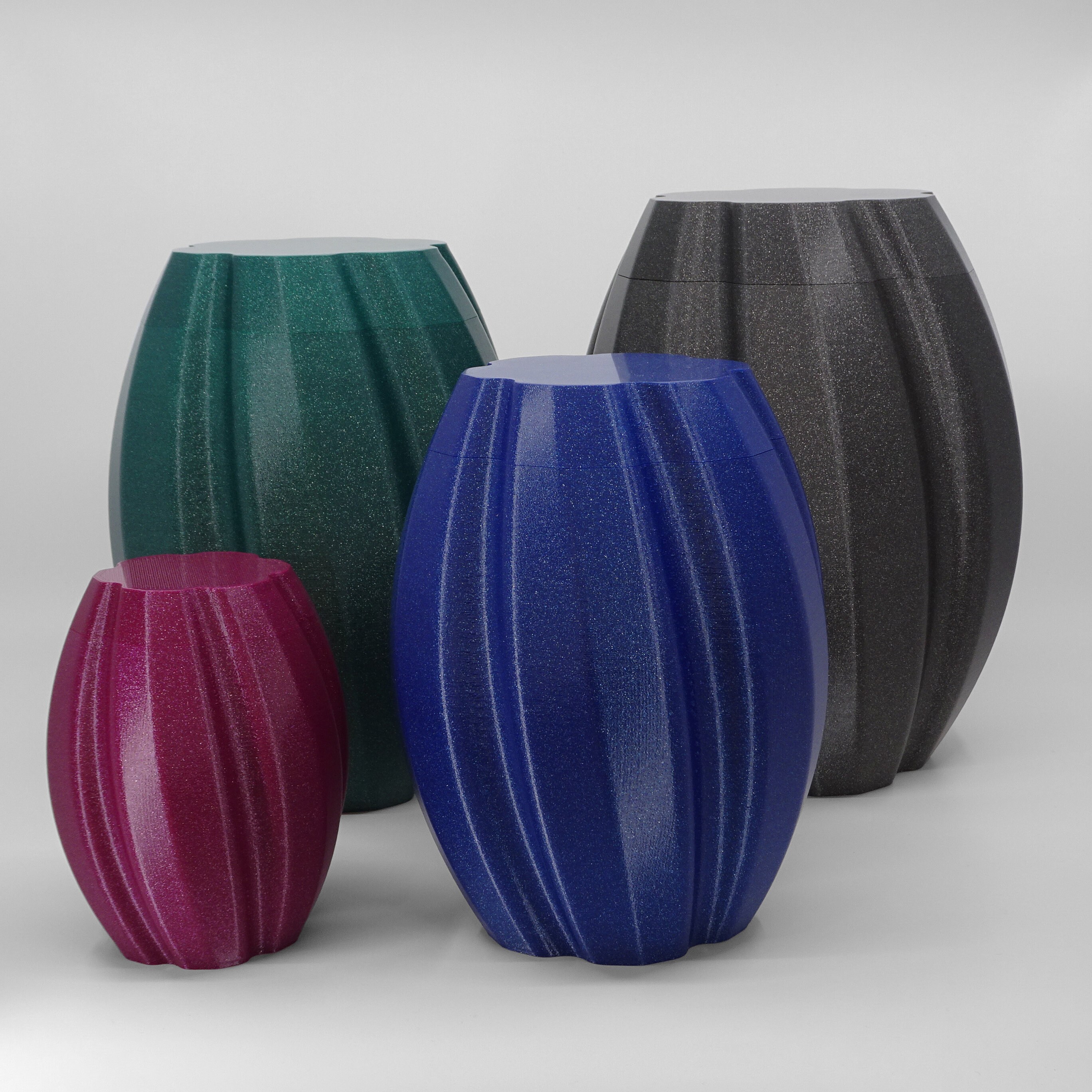 Urn Shell Starlight - Blue - Urn for Ashes, With Subtle Glitter ...