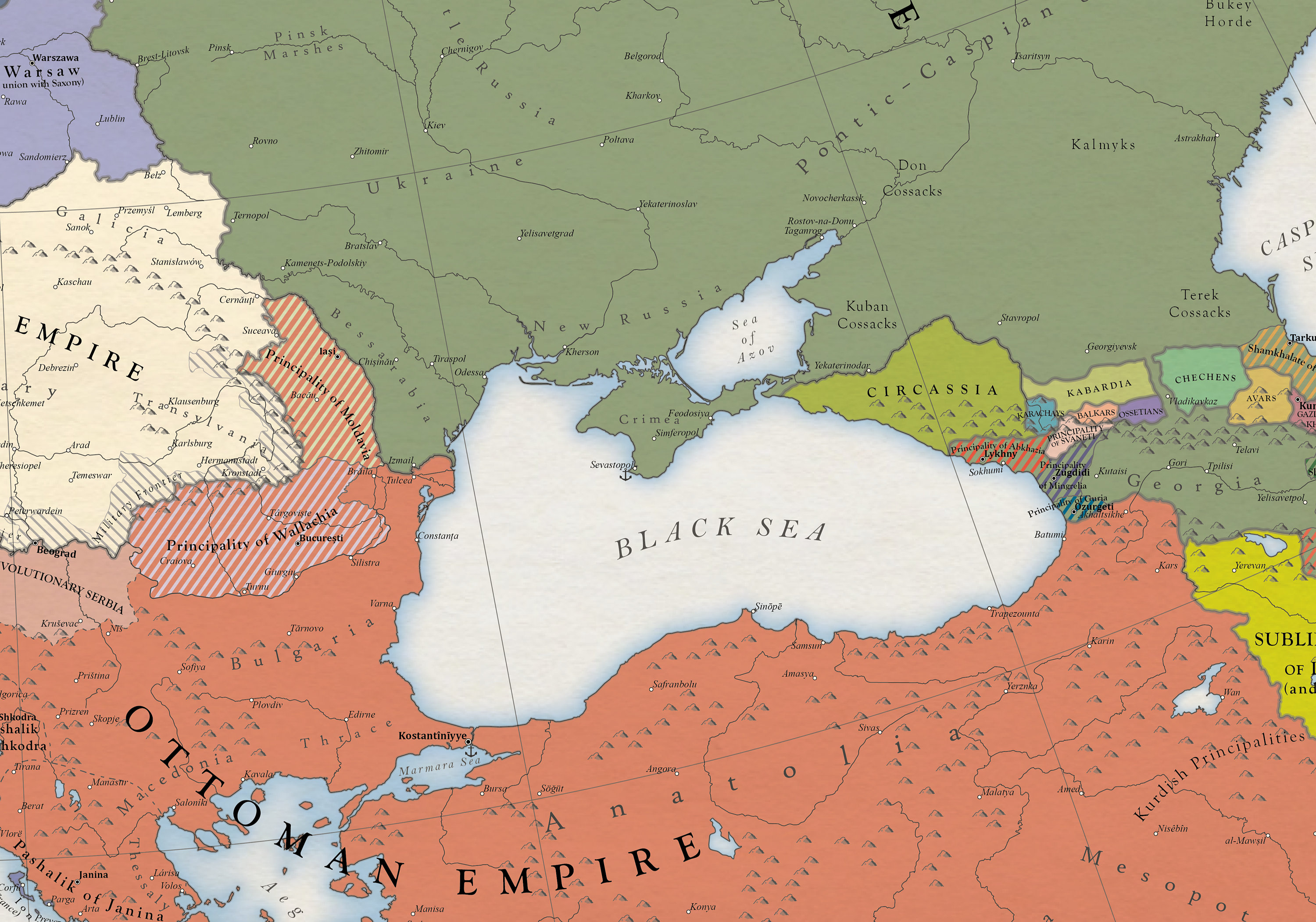 Europe 1812, Historical Map - Etsy