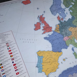 Europe 1900, Historical Map - Etsy