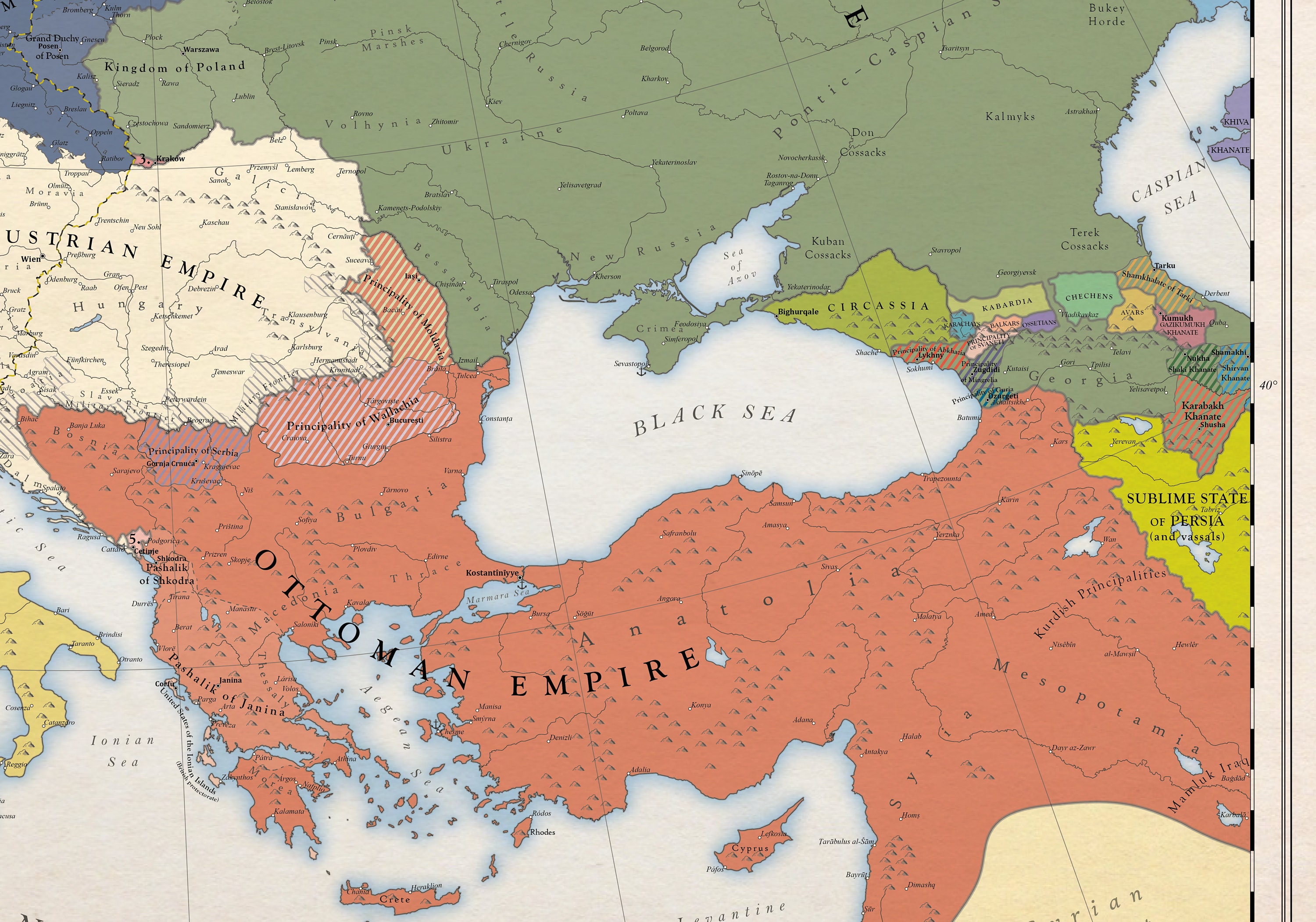 Europe 1815, Historical Map - Etsy