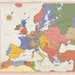 Europe 1550, Historical Map - Etsy
