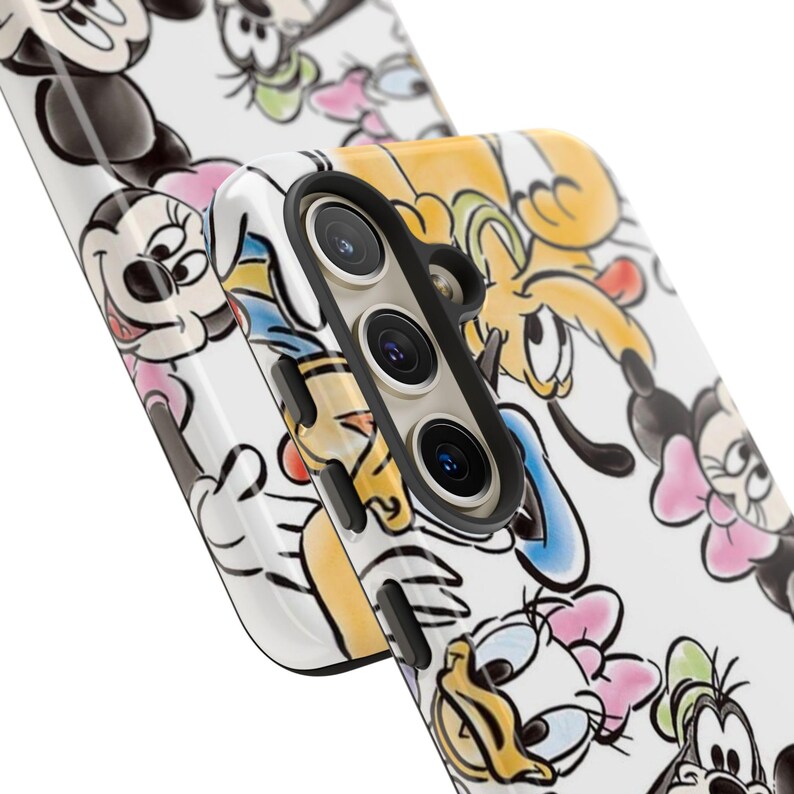 Disney Characters Watercolor Phone Case, Disney Phone Case, Mickey ...