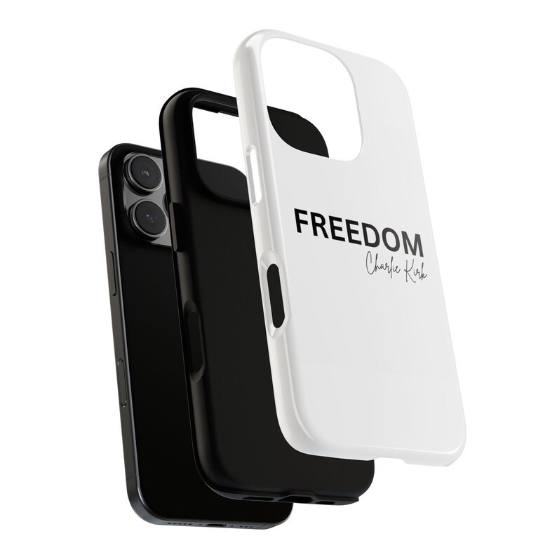 Freedom Phone Case - Charlie Kirk Turning Point Phone Case for iPhone ...