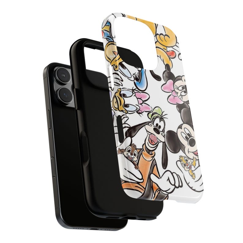 Disney Characters Watercolor Phone Case, Disney Phone Case, Mickey ...