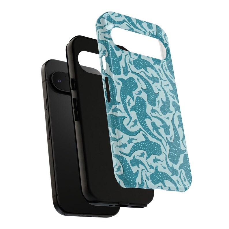 Whale Shark Phone Case: Ocean Coral Reef Design - Etsy