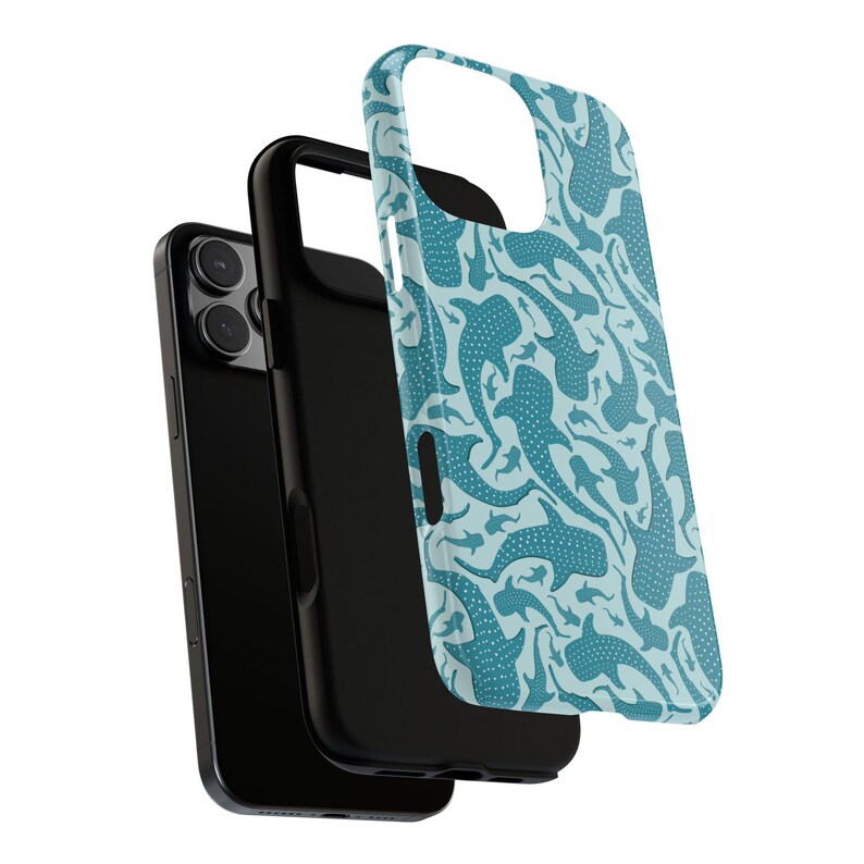 Whale Shark Phone Case: Ocean Coral Reef Design - Etsy