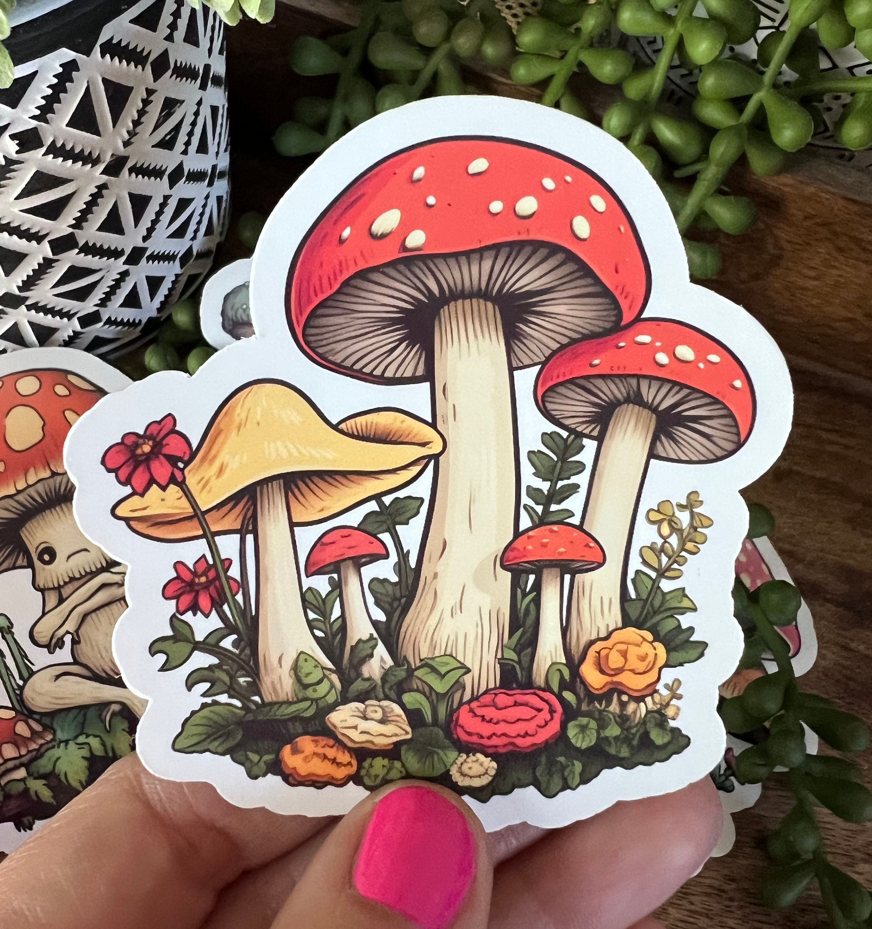 Mushroom Sticker Pack Laptop Kindle Journal Stickers - Etsy