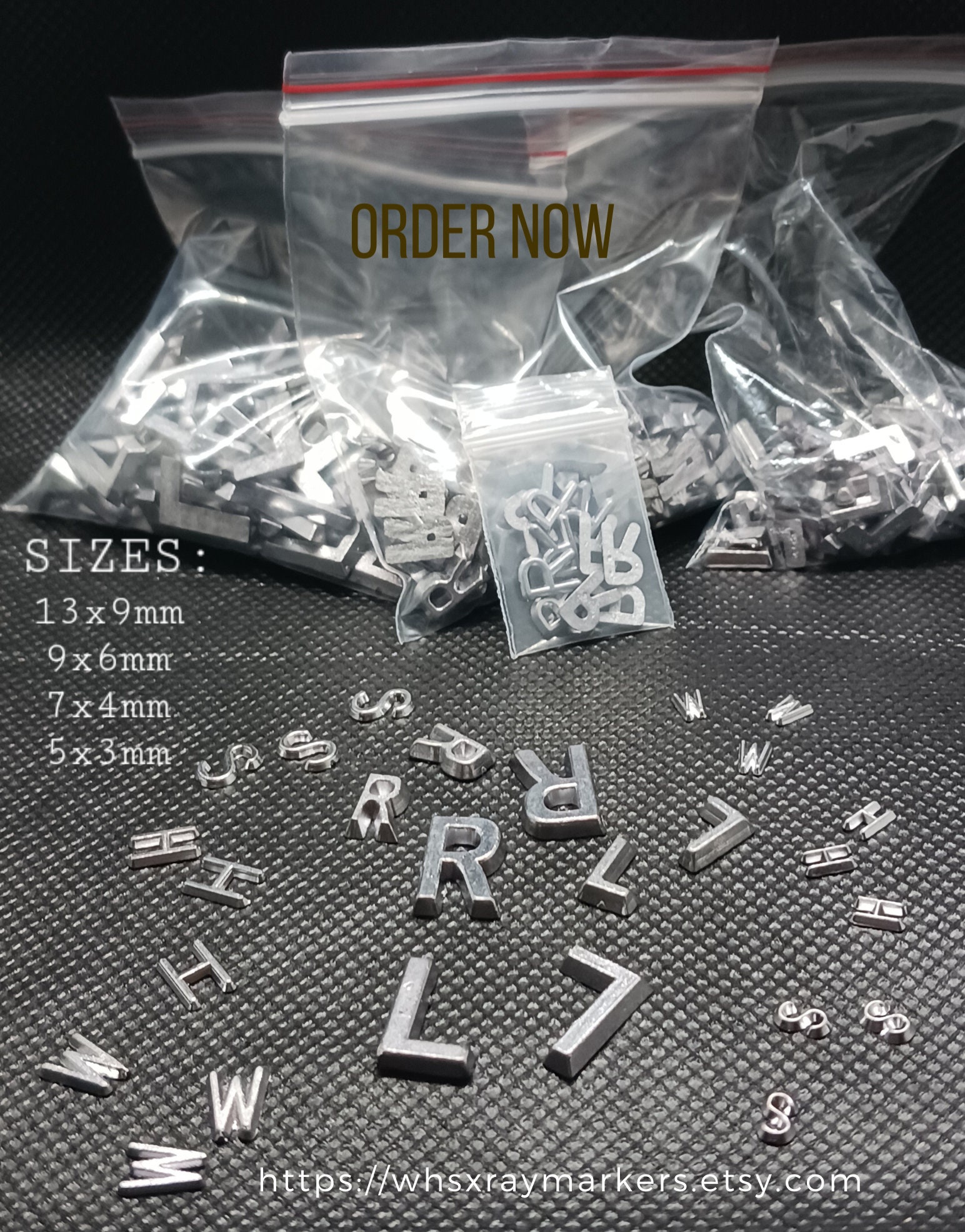 Lead Letters, Sold in Quantities of 2s & 3s, Diy Lead Letters, X-ray ...