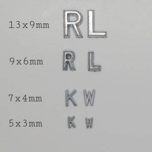 Lead Letters, Sold in Quantities of 2’s & 3’s, Diy Lead Letters, X-ray ...