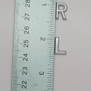 X-ray Lead Letters, Sold in Quantities of 10, Diy Lead Letters, Please ...