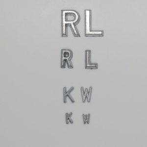 X-ray Lead Letters, Sold in Quantities of 10, Diy Lead Letters, Please ...