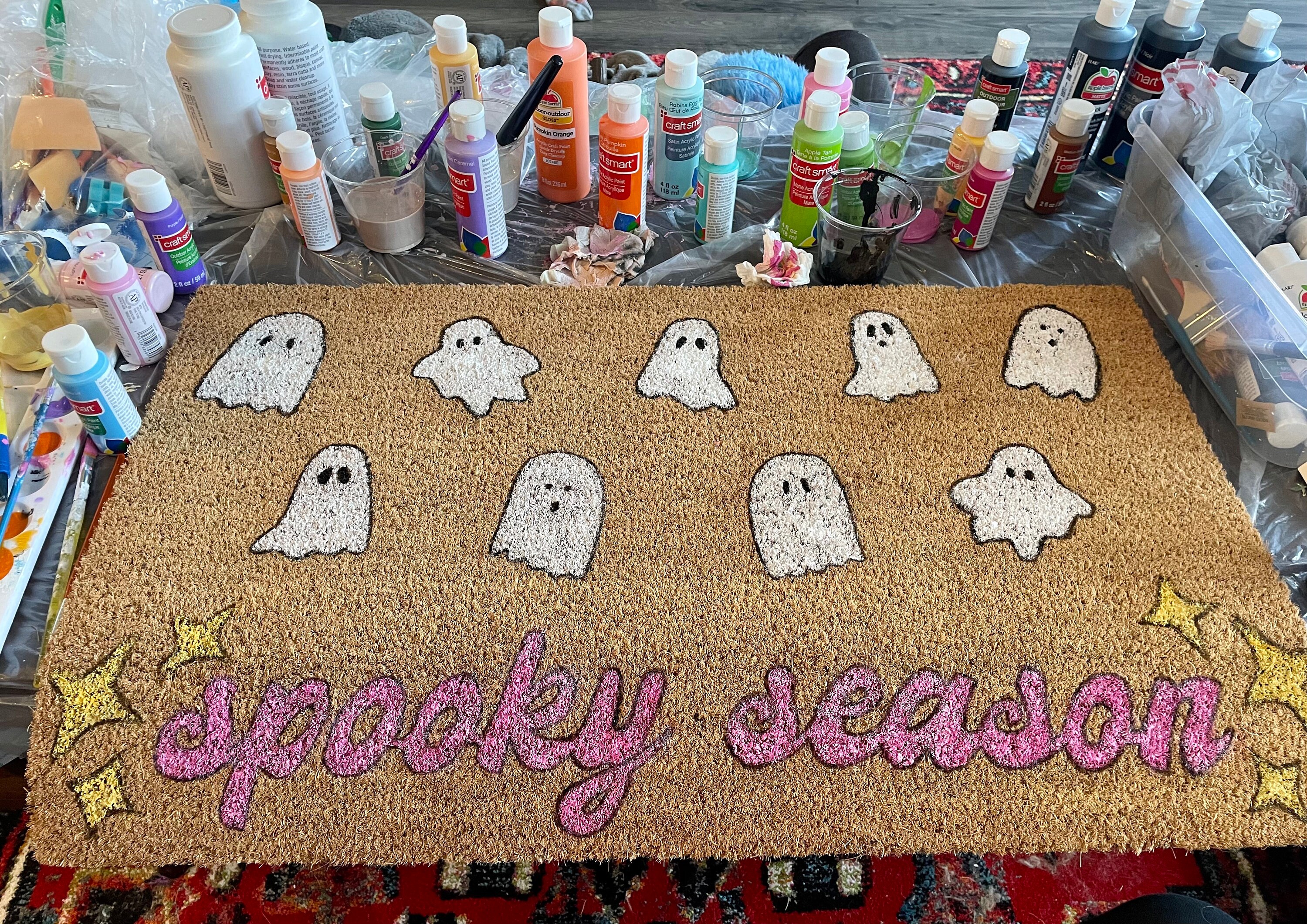 Custom Halloween Door Mat - Etsy