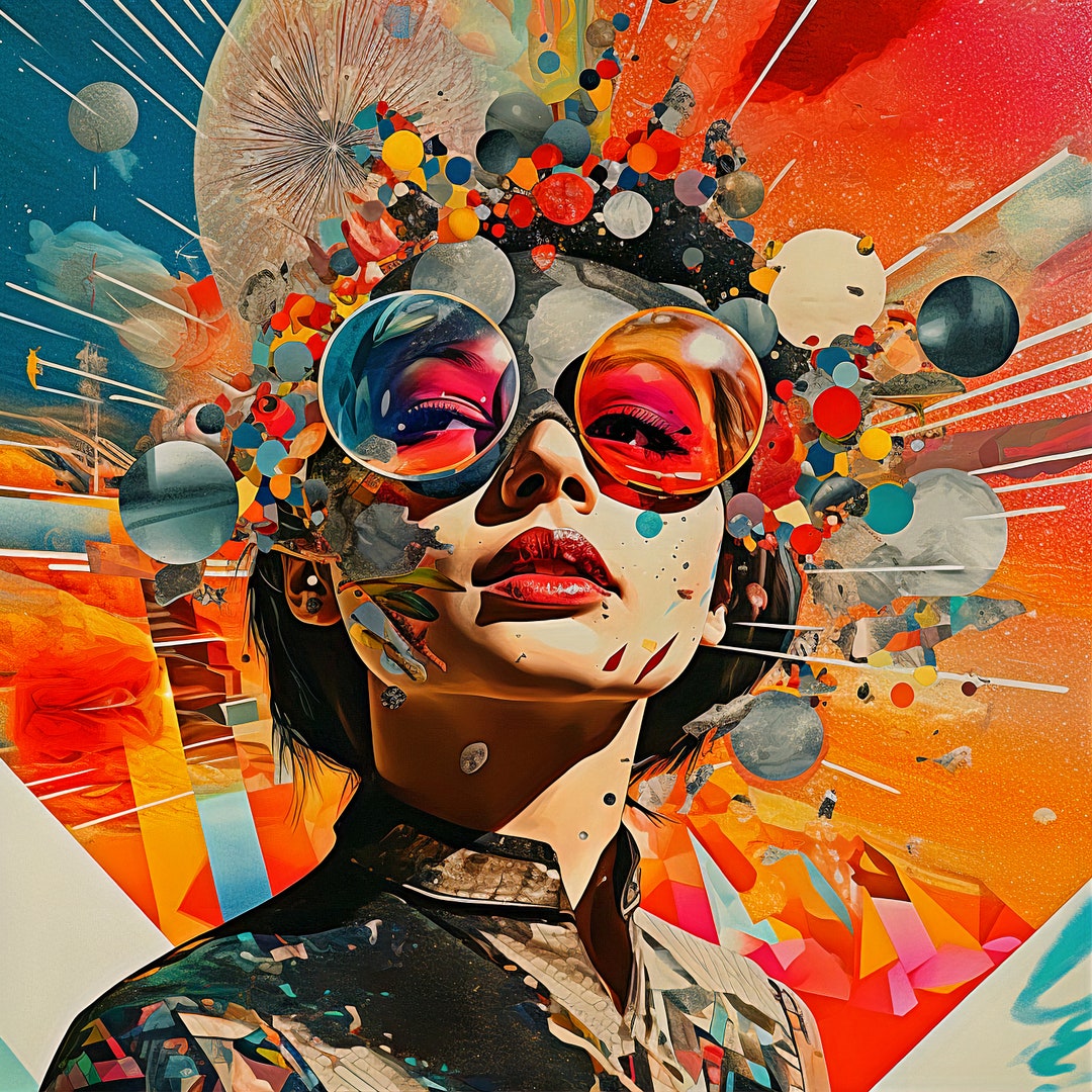 Neo-tech Utopia. Art Print, Artwork, Futuristic Artwork, Art Collage ...