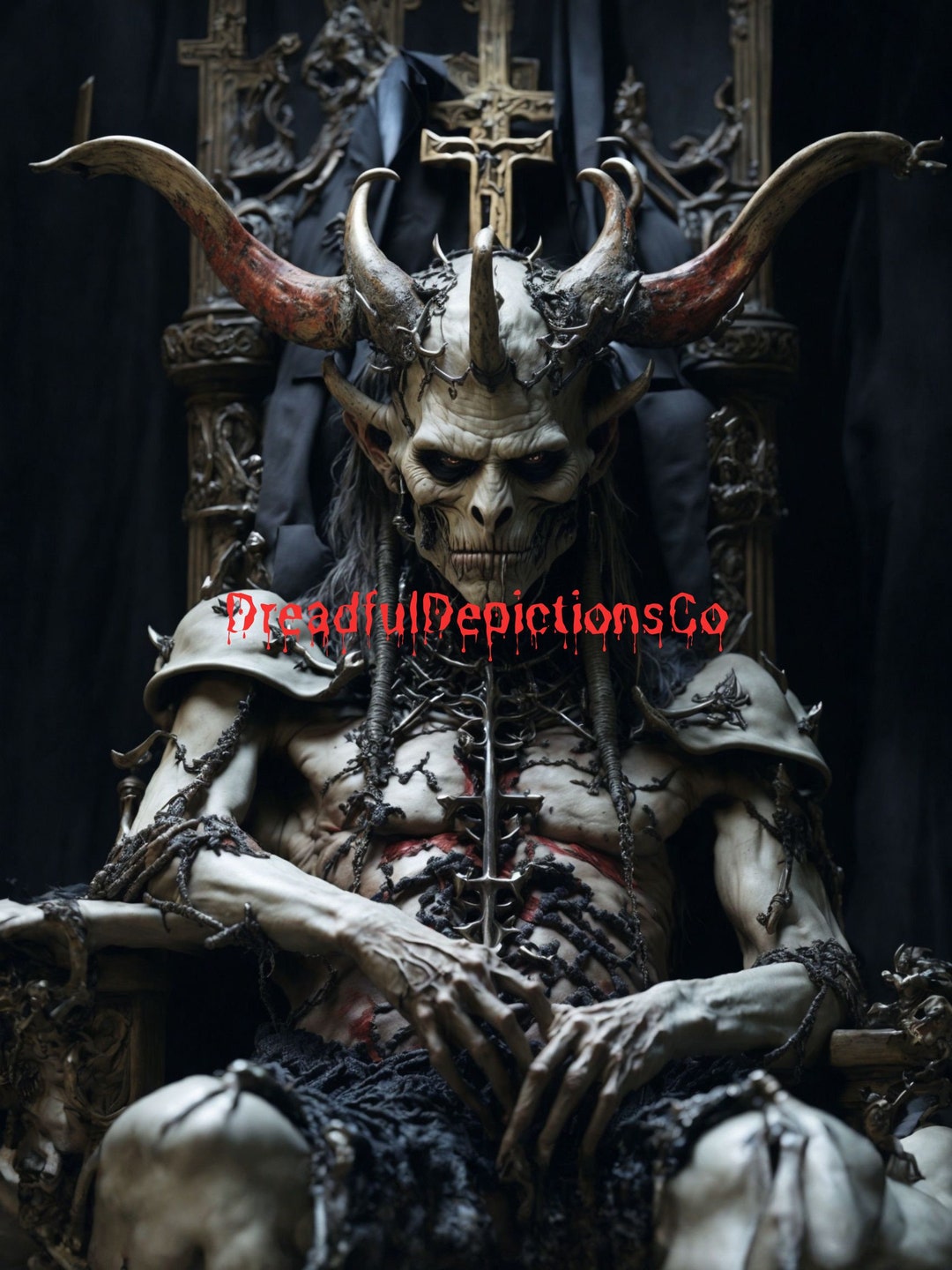 Belphegor Home Decor Halloween Decor Print Horror Print Download Art ...