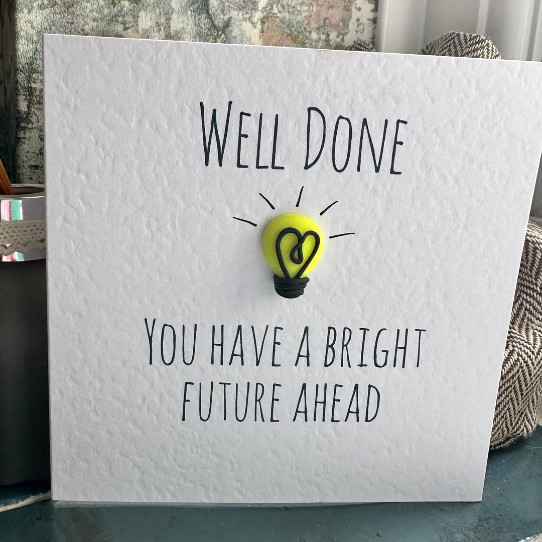 Congratulations Card Bright Future - Etsy UK
