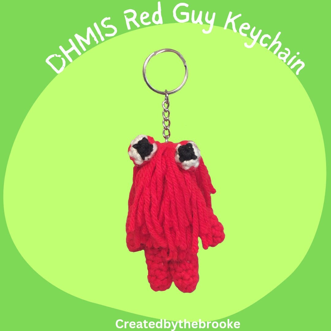 DHMIS Red Guy Keychain - Etsy