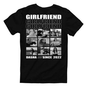 Girlfriend Photo Shirt, Girlfriend Collage Shirt, Collage Photo Shirt ...