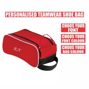 Personalised Embroidered Boot Bag Football Boots Sport Shoe Bag With ...