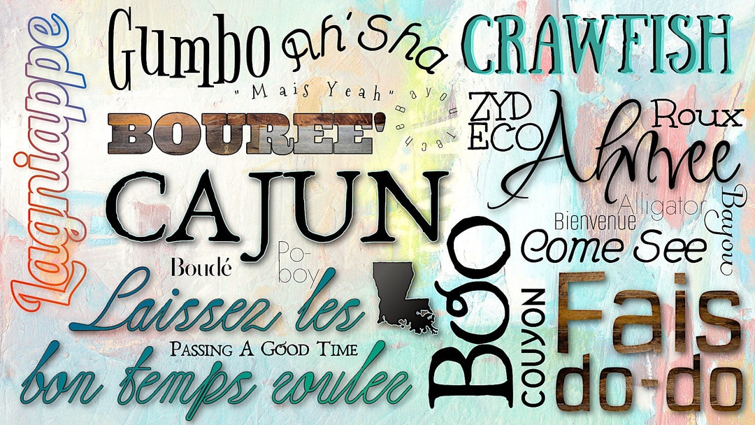 Cajun Louisiana Slang, Sayings - Etsy