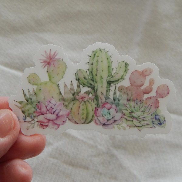 Cactus Stickers - Etsy