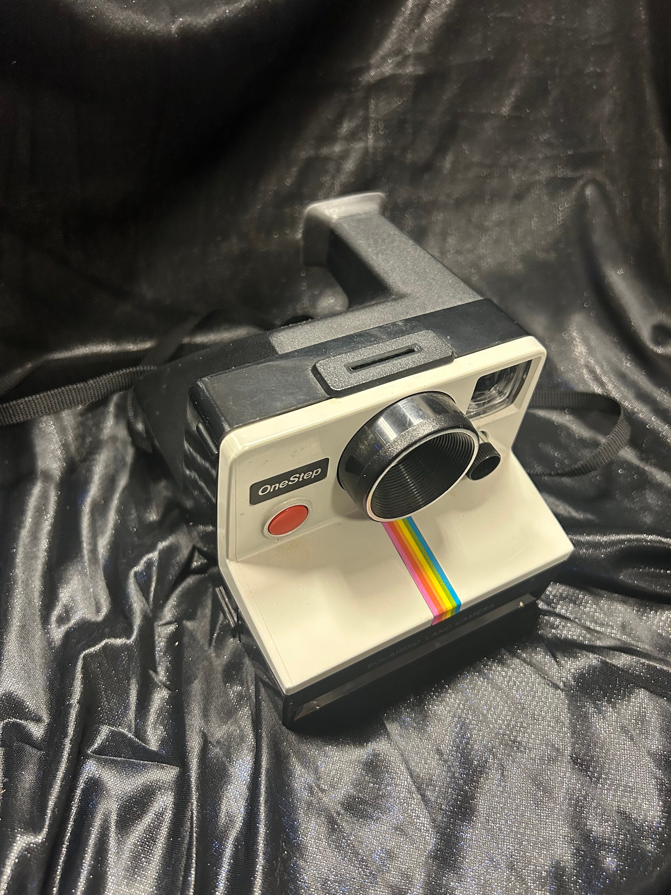 Vintage Original Polaroid SX-70 One-step White Rainbow Stripe Land ...