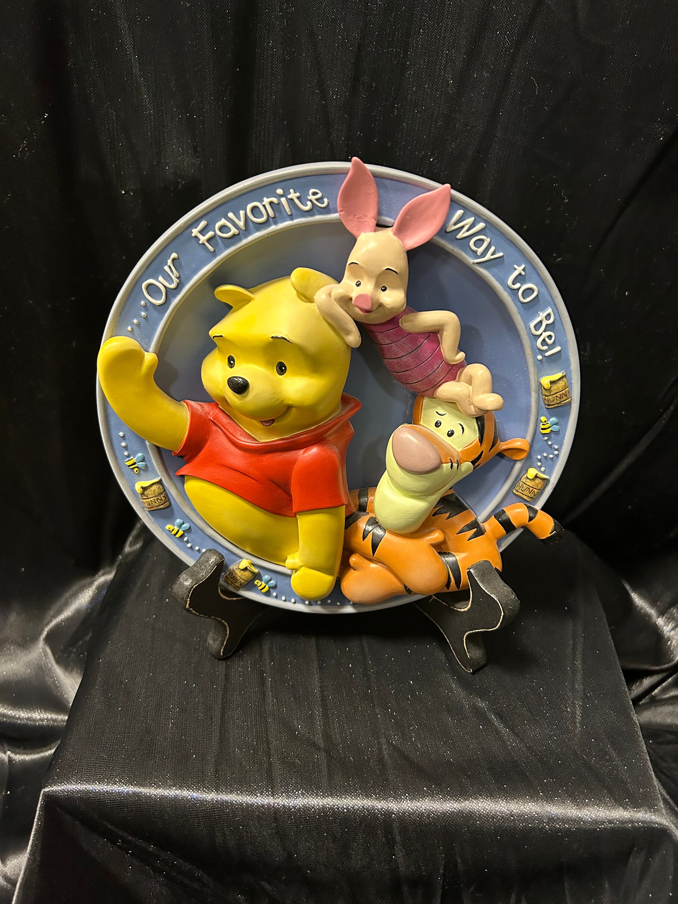 Disney's Pooh Bear, Tigger, and Piglet Memorabilia Plate No.0471 - Etsy