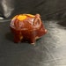 Vintage Brown Drip Glazed Ceramic Piggy Bank - No Cork - Etsy