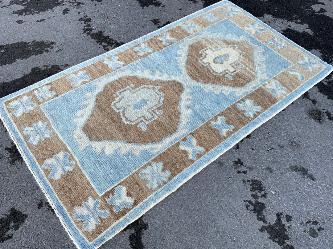 3x5 Rug, Oushak Rug, Small Area Rug, Turkey Carpet 3x5, Kitchen Decor ...