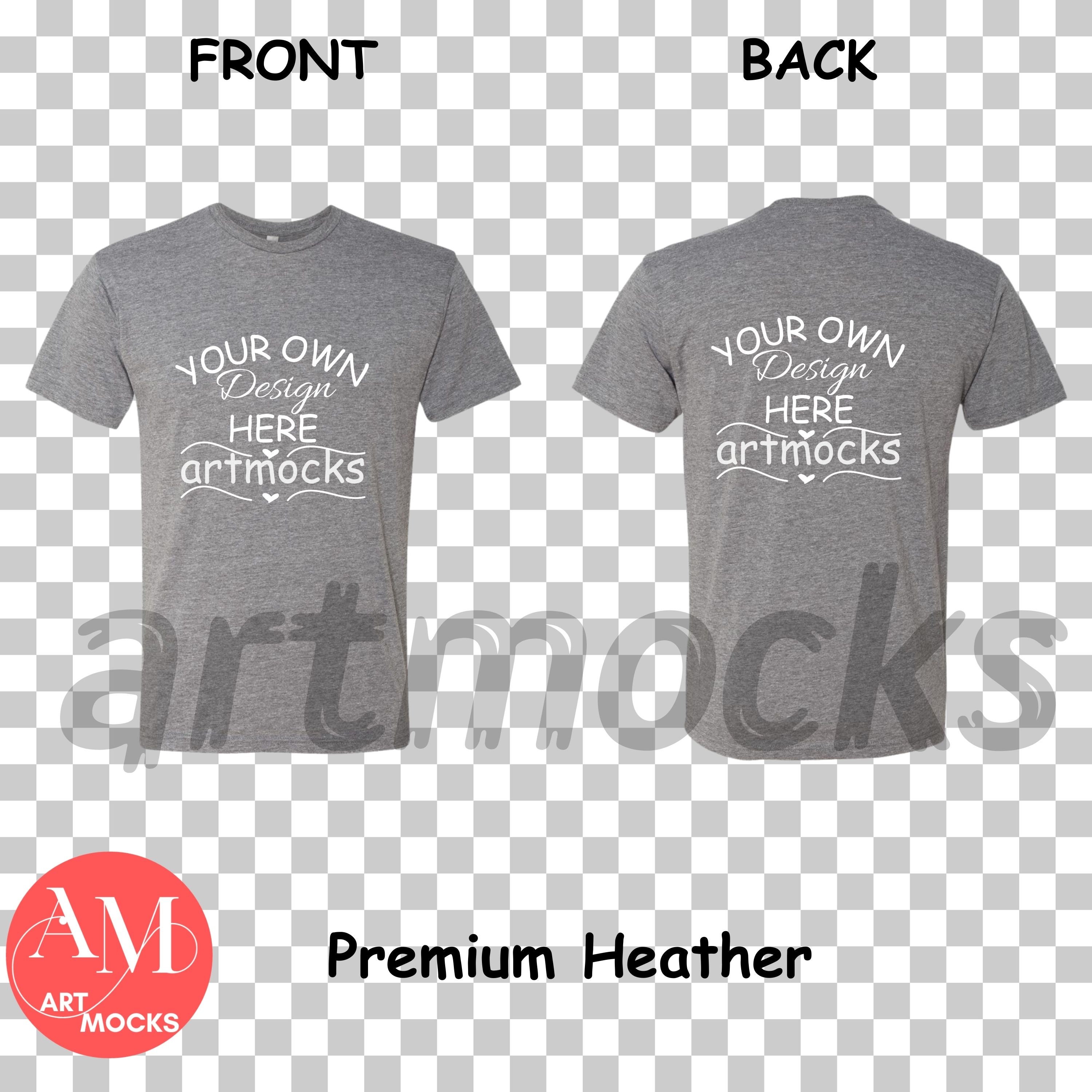 Next Level 6010 Triblend T-shirt Mockup Bundle (PNG, Digital Download ...