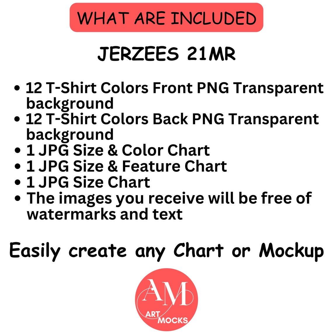 Jerzees 21MR T-shirt Mockup Bundle: Front & Back PNG (digital Download ...