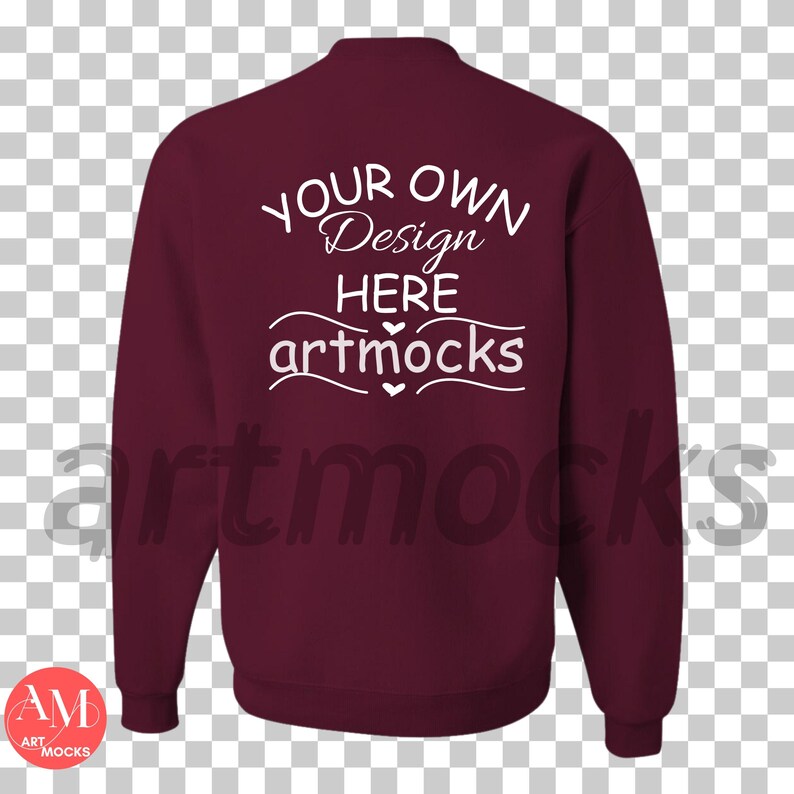 Jerzees 562MR Sweatshirt Mockup Bundle: Front & Back (digital Download ...