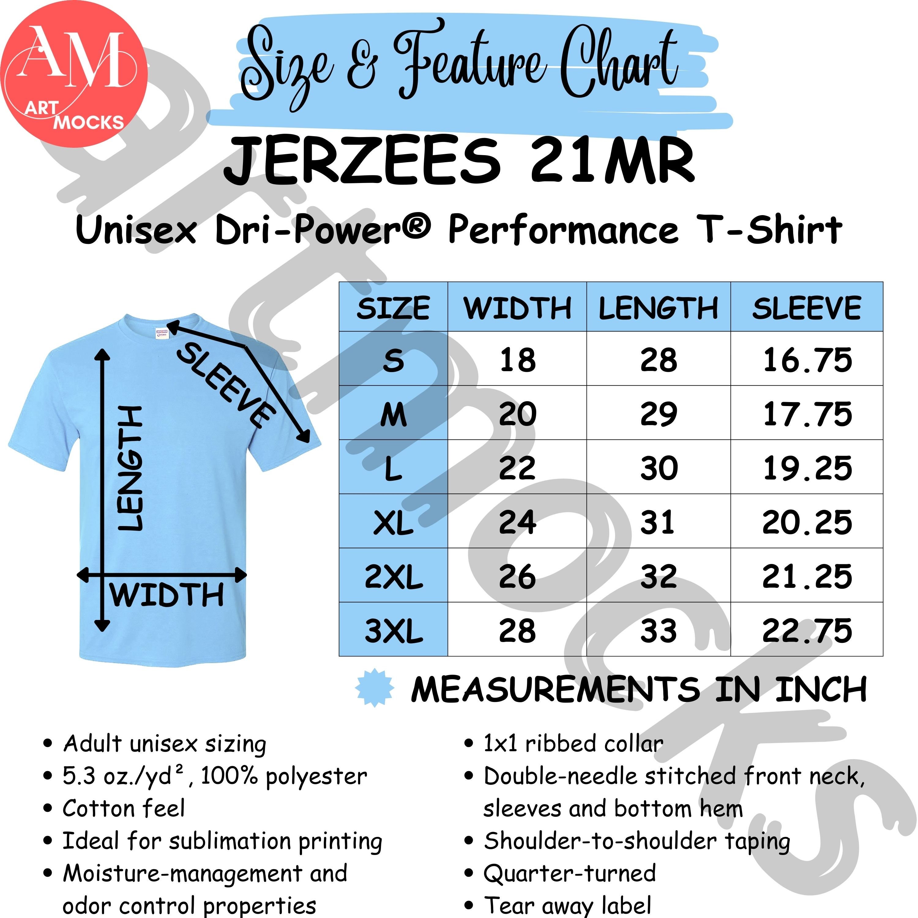 Jerzees 21MR T-shirt Mockup Bundle: Front & Back PNG (digital Download ...