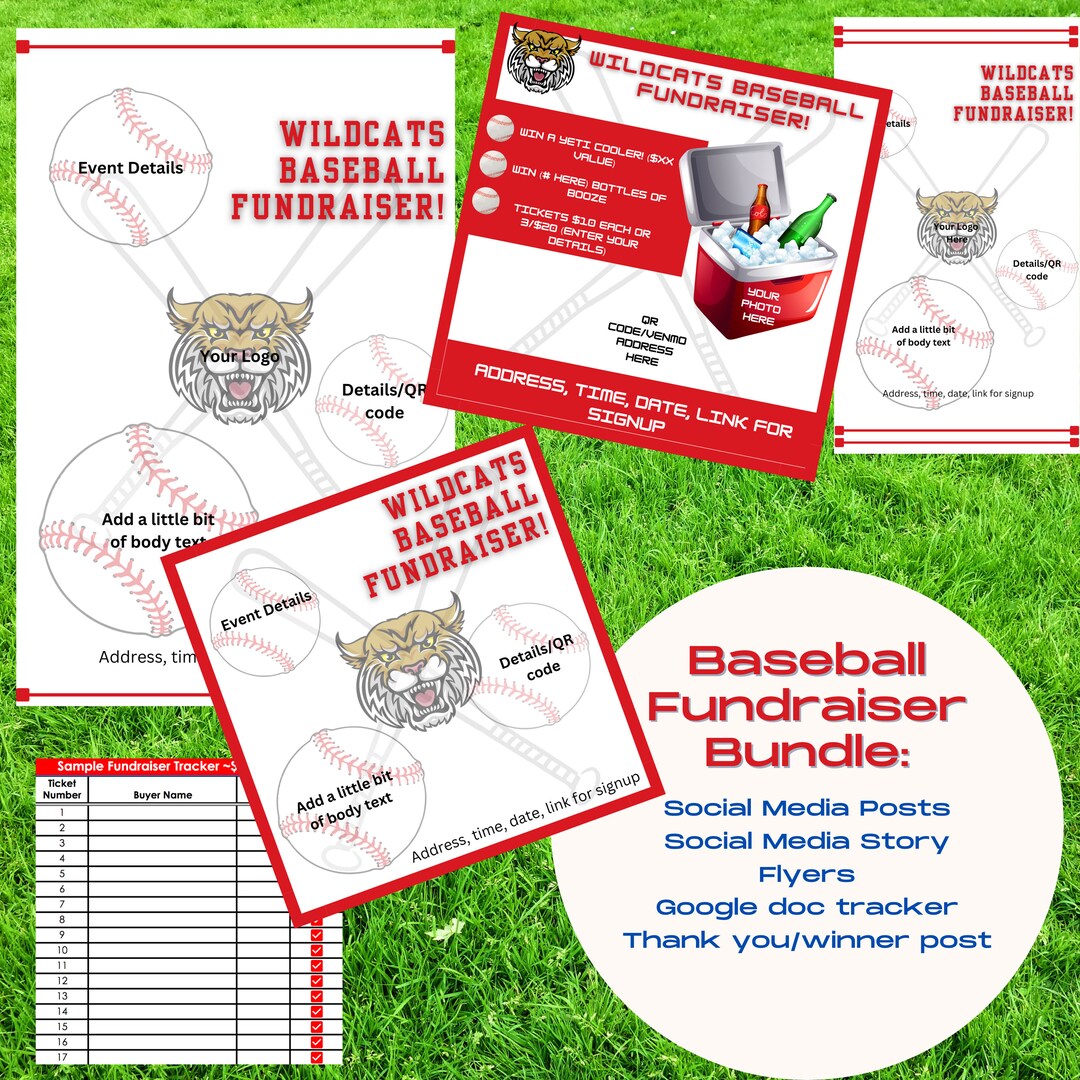 Baseball Team Fundraiser Template Collection! so Great, Best Season ...