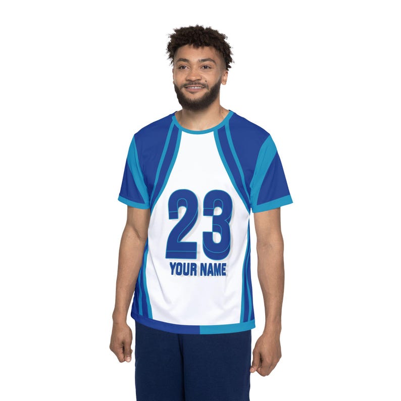 Men's Customizable Sports Jersey - Perfect for Team Events, Birthdays ...