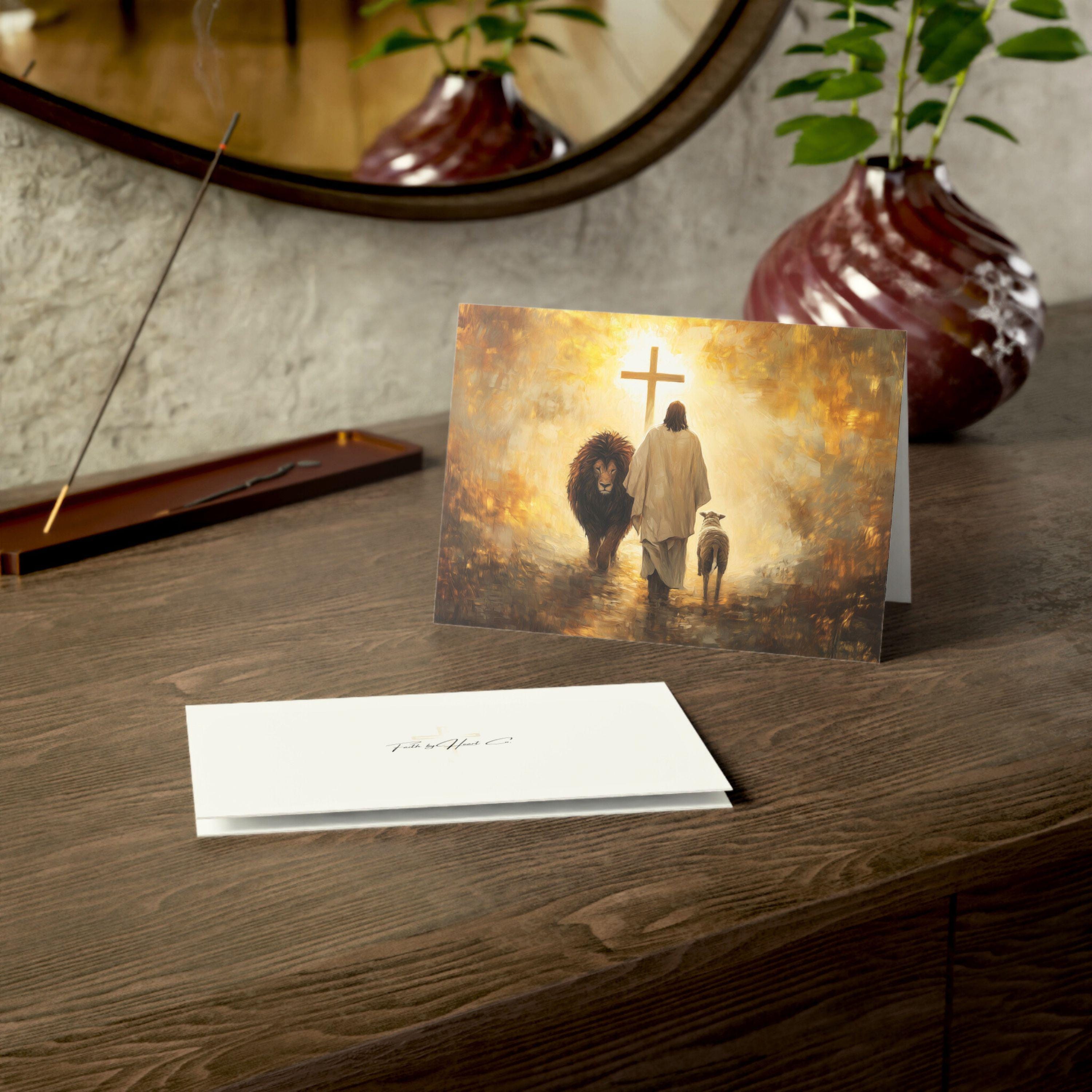 Easter Customizable Greeting Cards Christian Religious Card Set Christ ...