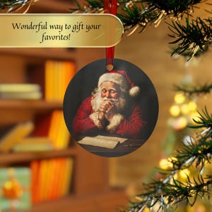 Praying Santa Christmas Ornament, Religious Christian Ornament ...