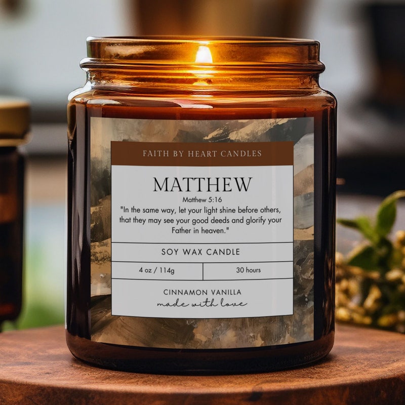 Bible Verse Candles - Etsy