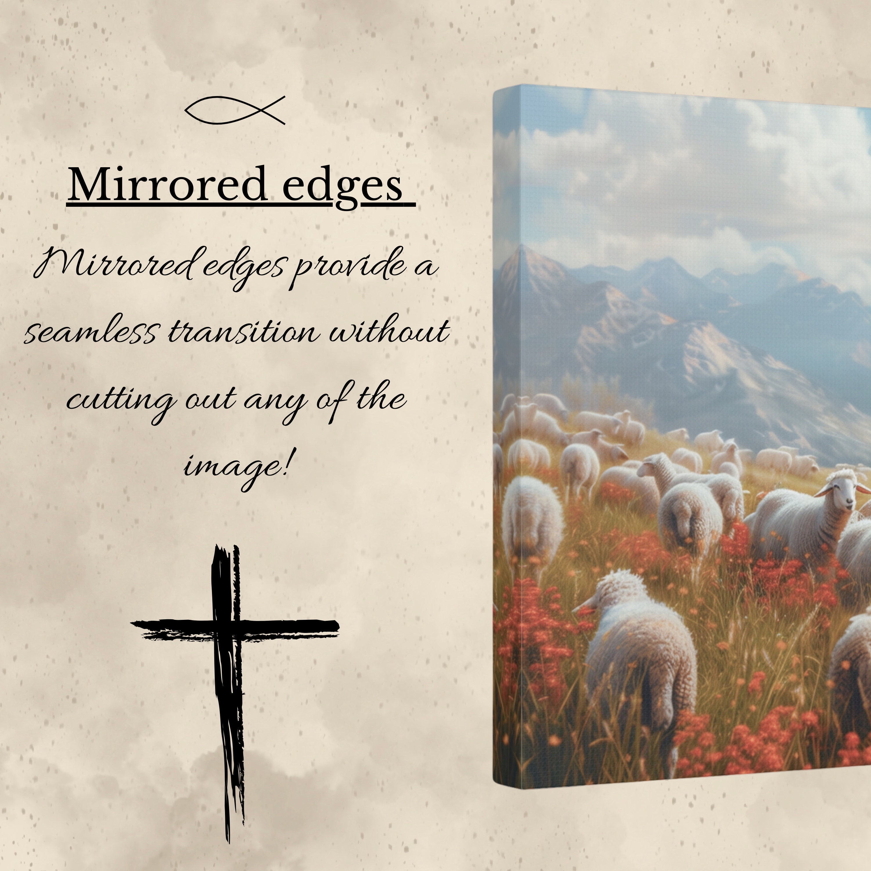 Jesus Christ Returns Lost Soul Canvas, Jesus Leaves the 99 Parable ...