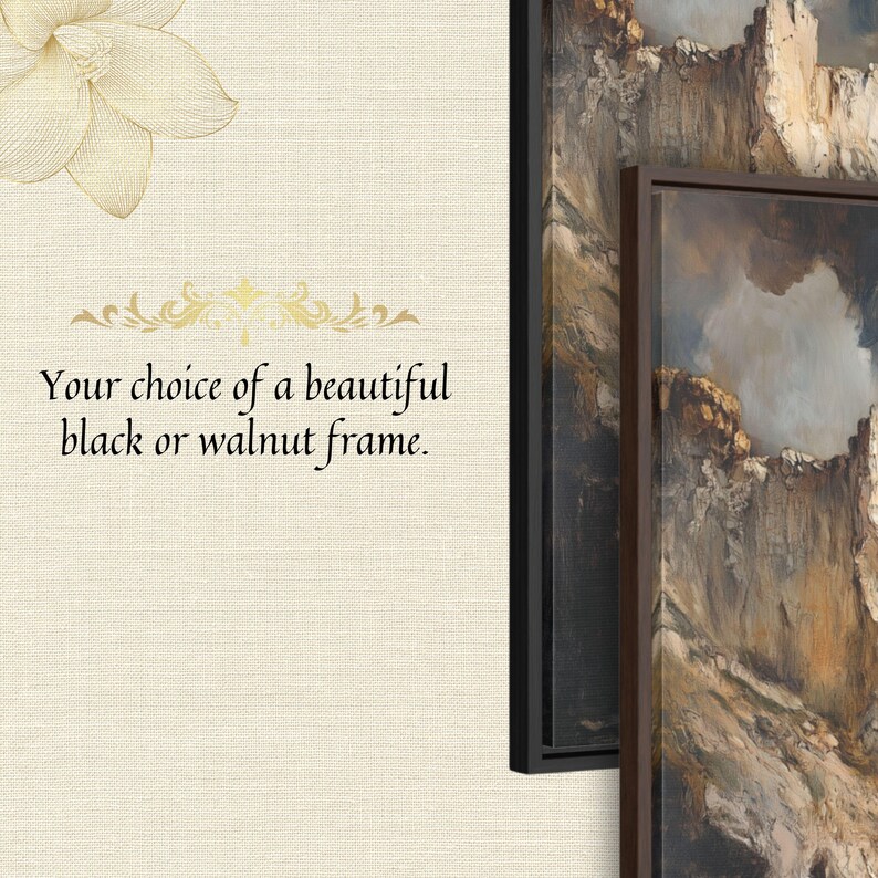 The Walls of Jericho Framed Canvas Print Modern Christian Artwork Walls ...