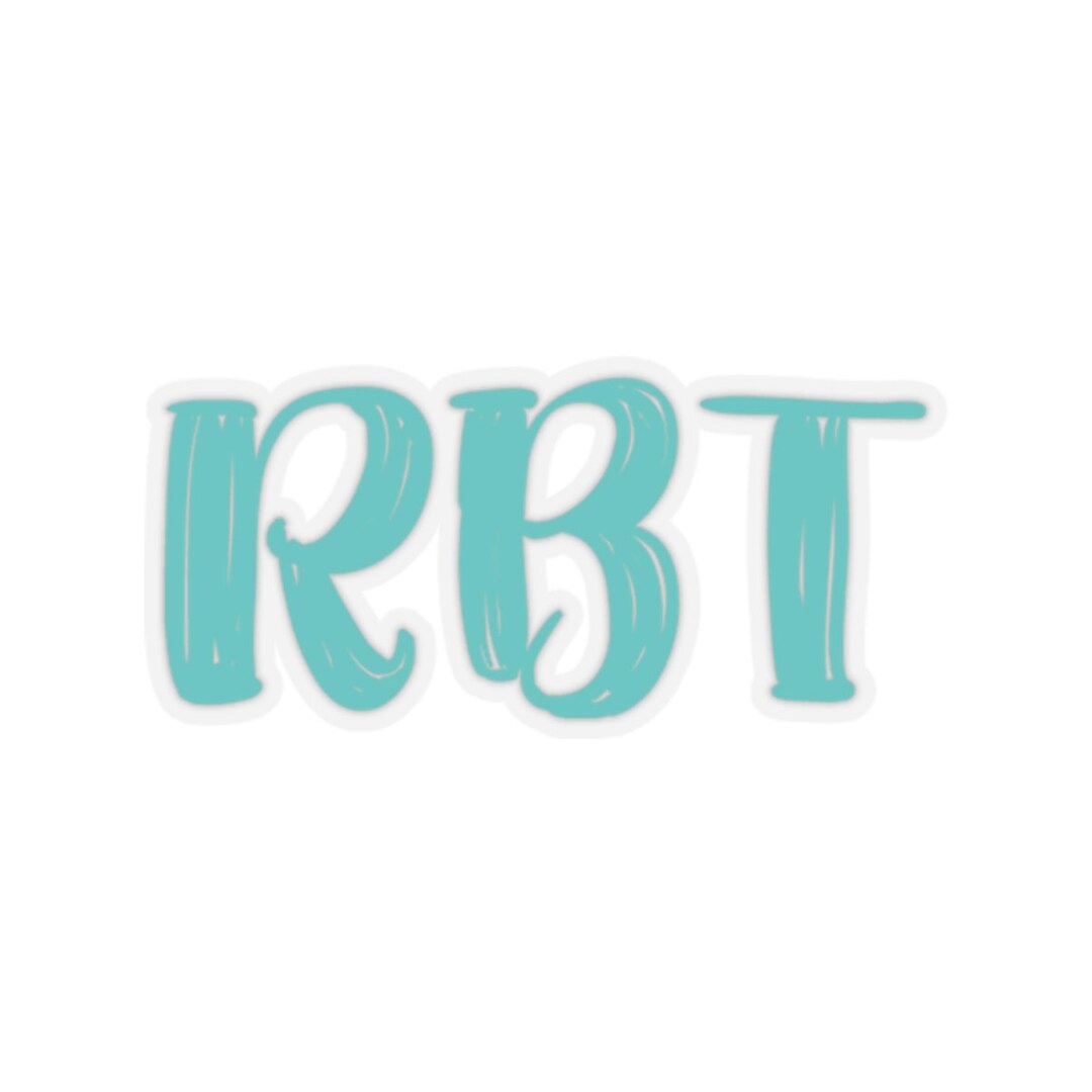 The RBT Sticker: Turqouis - Etsy