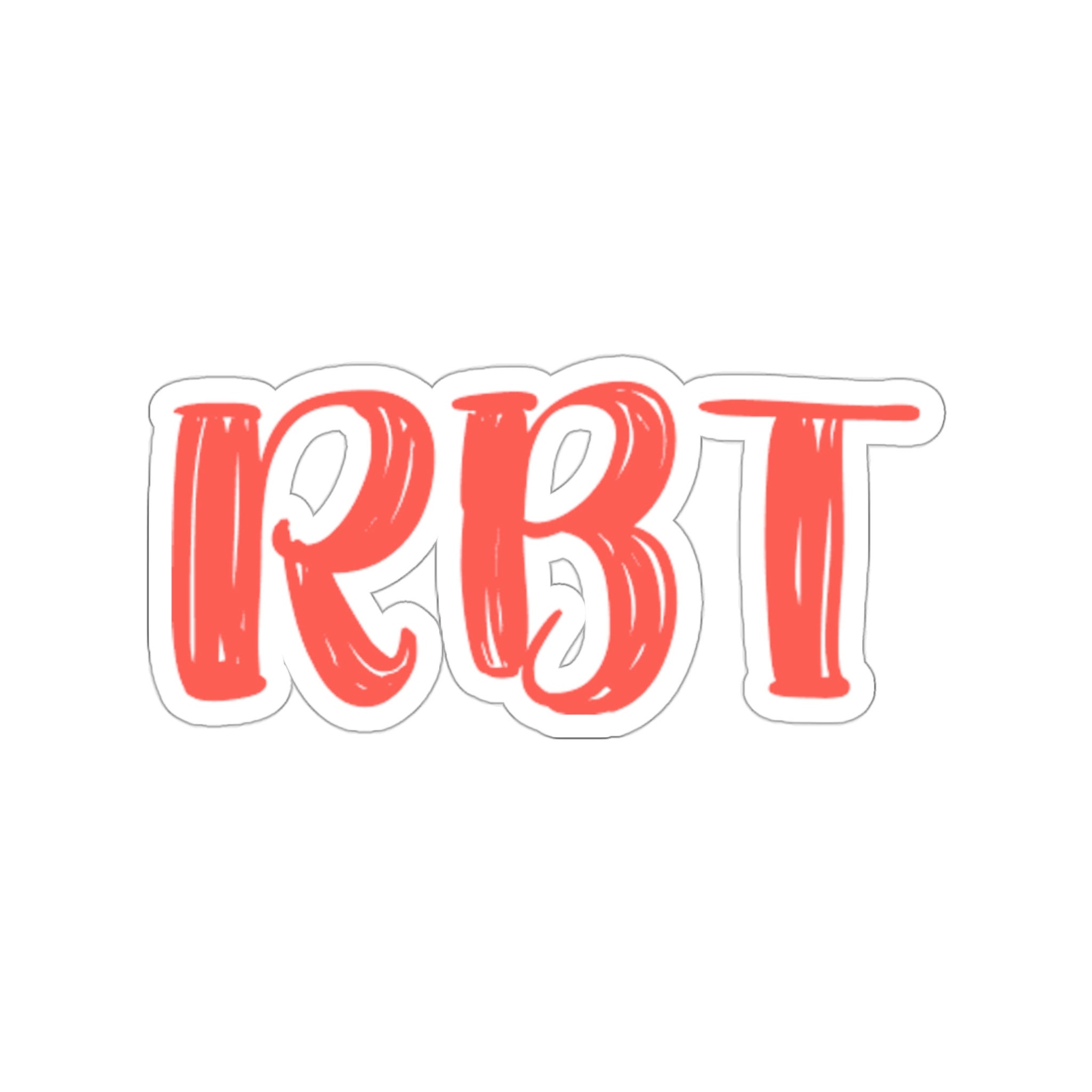 The RBT Sticker: Sunset Orange - Etsy