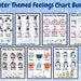 Christmas Feelings Chart, Emotions Chart, Play Therapy Tool, Counseling ...